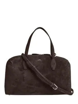 TOTEME M Logo Shoulder Bag - Black