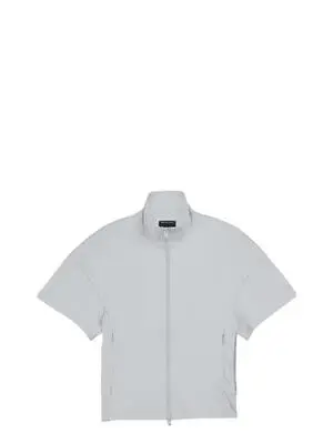 ADIDAS ORIGINALS Y-3 3-stripes Short Sleeve Track Top - Transparent Gray