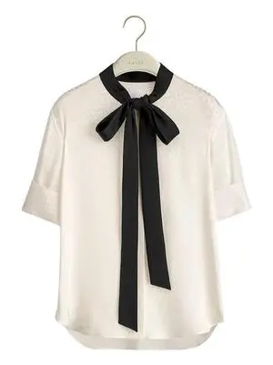 DIOR Blouse With Tied Collar