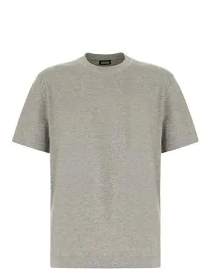 Zegna Crew Neck T-shirt Grey