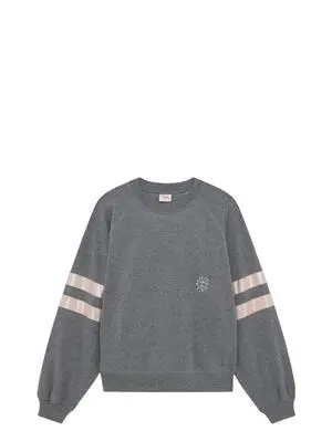 Repetto Crewneck Sweatshirt With Ribbon Detailing - Grey