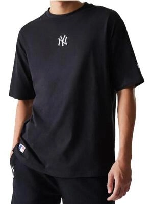 New Era New York Yankees Mlb League Essential Oversized T-shirt - Black