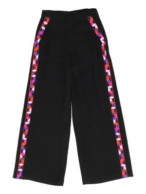 Emilio Pucci Trousers With Side Stripe Detail - Black
