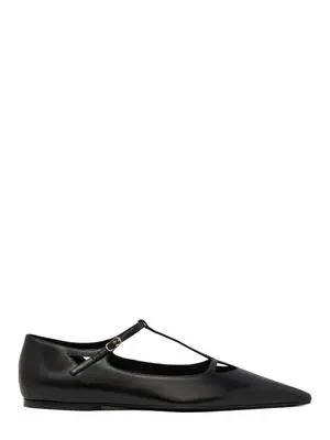 THE ROW Pointed Ballet Shoes - Black