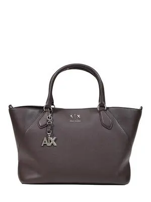 Armani Exchange Dual-handle Shoulder Bag - Black