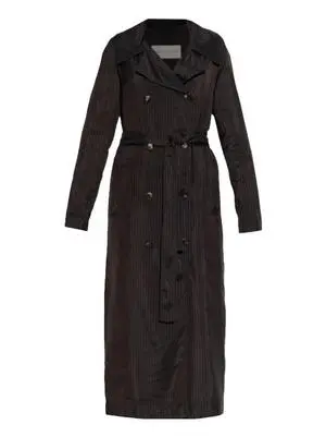 Dries Van Noten Double-breasted Trench Coat - Brown