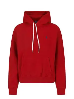 Polo Ralph Lauren Polo Ralph Lauren Long Sleeve Drawstring Hood Sweatshirt Red