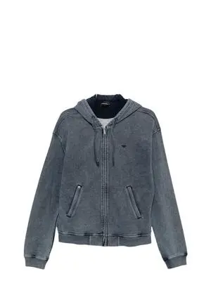 Emporio Armani Zip-up Hoodie - Blue