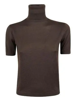 Ralph Lauren Ralph Lauren Short Sleeve Turtleneck Sweater No