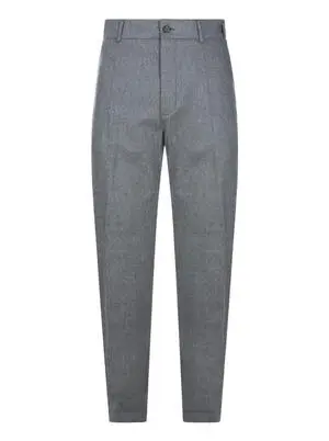 Eleventy Casual Trousers With Belt Loops - Medium Gray