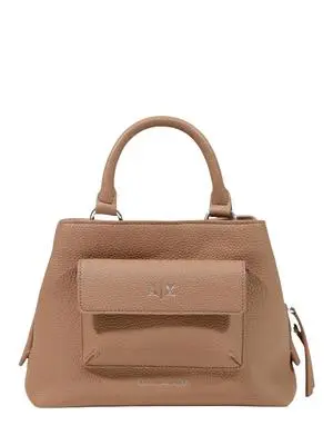 Armani Exchange Top Handle Bag With Detachable Shoulder Strap - No