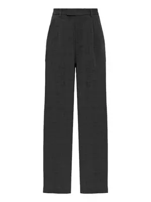 SELF-PORTRAIT Tailored Straight Leg Trousers - Grey