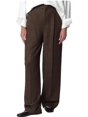 LORO PIANA Loro Piana Straight Leg Plaid Trousers