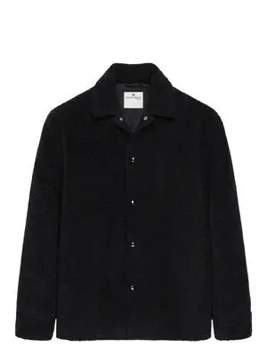 COURREGES Wool-blend Shirt Jacket - Black