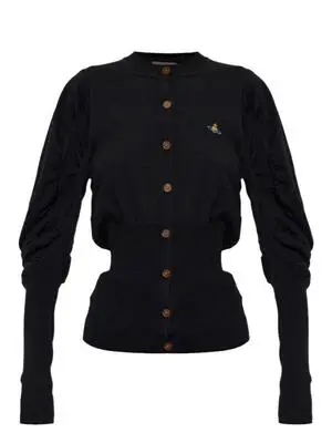 VIVIENNE WESTWOOD Eli Ruched Sleeve Cardigan - No