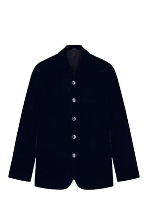 Giorgio Armani One Shot Velvet Blazer - Black