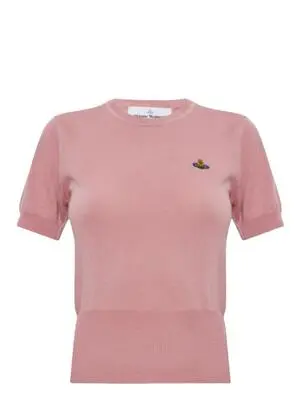 VIVIENNE WESTWOOD Bea Short Sleeve Knitted Top - No