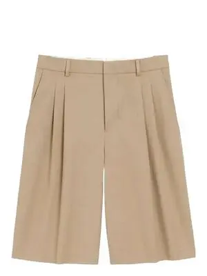 AMI Paris Belt-loop Shorts - Beige