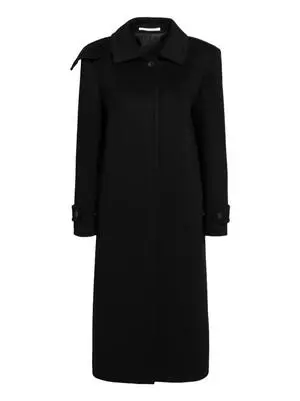 Tagliatore Long-sleeved Coat - Black