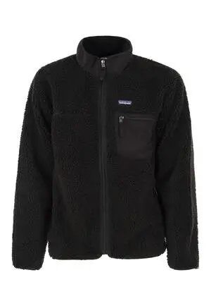 Patagonia Long-sleeve Casual Fleece Jacket - Black