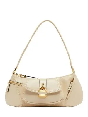 Chloé Zippered Shoulder Bag - Nude