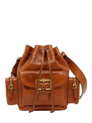 Chloé Drawstring Shoulder Bag Brown