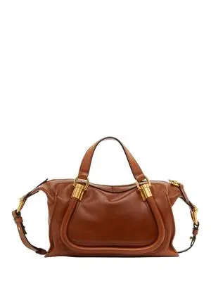 Chloé Paraty 24 Tote - Brown