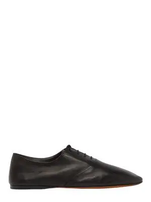 THE ROW Lace-up Low-cut Casual Shoes - Black