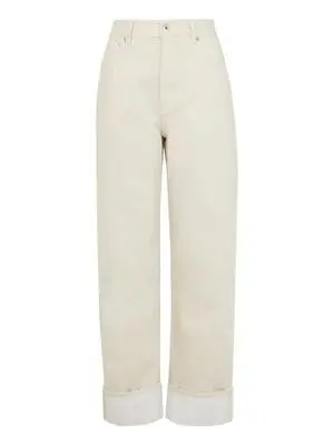 Bottega Veneta Straight Pants - White