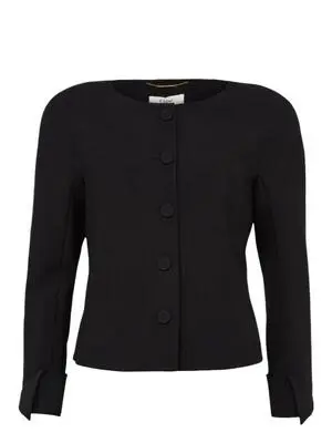 Chloé Jacket With Puff Sleeves - Black