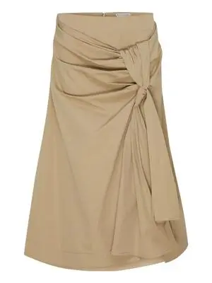 Bottega Veneta Knot Skirt - Nude