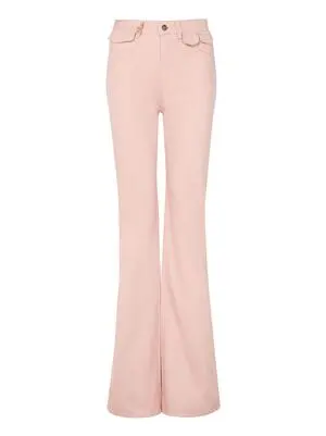 CHLOÉ Chloe Fitted Cropped Bootcut Cotton Pants