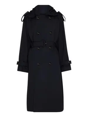 Bottega Veneta Long-sleeved Coat - Black