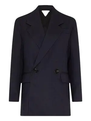 Bottega Veneta Long-sleeved Suit Coat - Black