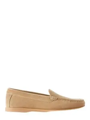 SAMAN AMEL City Suede Loafers - Brown