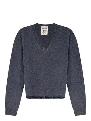 SEMICOUTURE Virgin Wool And Cashmere Sweater - Grey