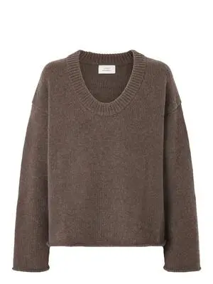 Loulou De Saison Derry Cashmere Sweater - Brown