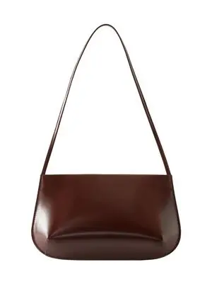 FANE Bra Leather Shoulder Bag - Brown