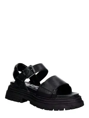 BUFFALO Lennox Buckle-fastening Chunky-sole Sandals - Black