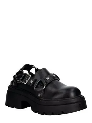 BUFFALO Buffalo Studded Platform Mules