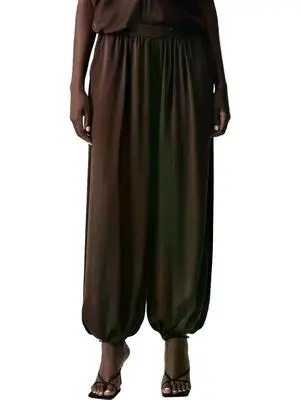 Bardot Nikola Gathered-cuff Trousers Brown