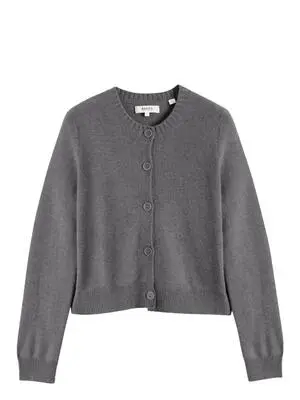 Chinti & Parker Crew Neck Cardigan - Grey
