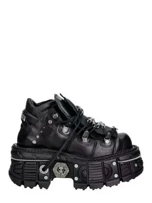 NEW ROCK Platform Sneakers - Black