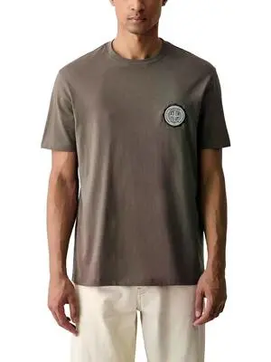 ARMANI EXCHANGE Logo-patch T-shirt