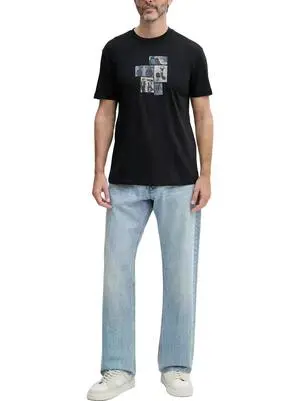 Armani Exchange Graphic-print T-shirt - Blue