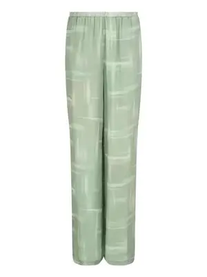 Armani Exchange Wide-leg Trousers - Green