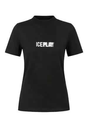 ICEBERG Logo-print High-neck T-shirt
