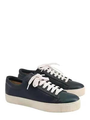 STUART WEITZMAN Stuart Weitzman Leather Lace-Up Sneakers