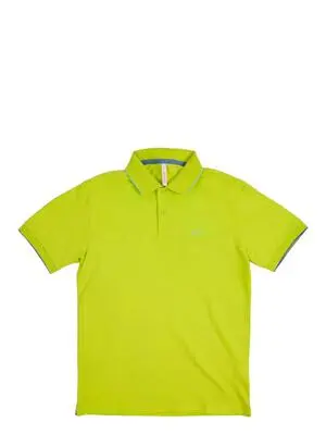 SUN 68 Logo-embroidered Polo Shirt - Green