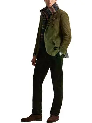 Polo Ralph Lauren Double-pleated Corduroy Trousers - Green